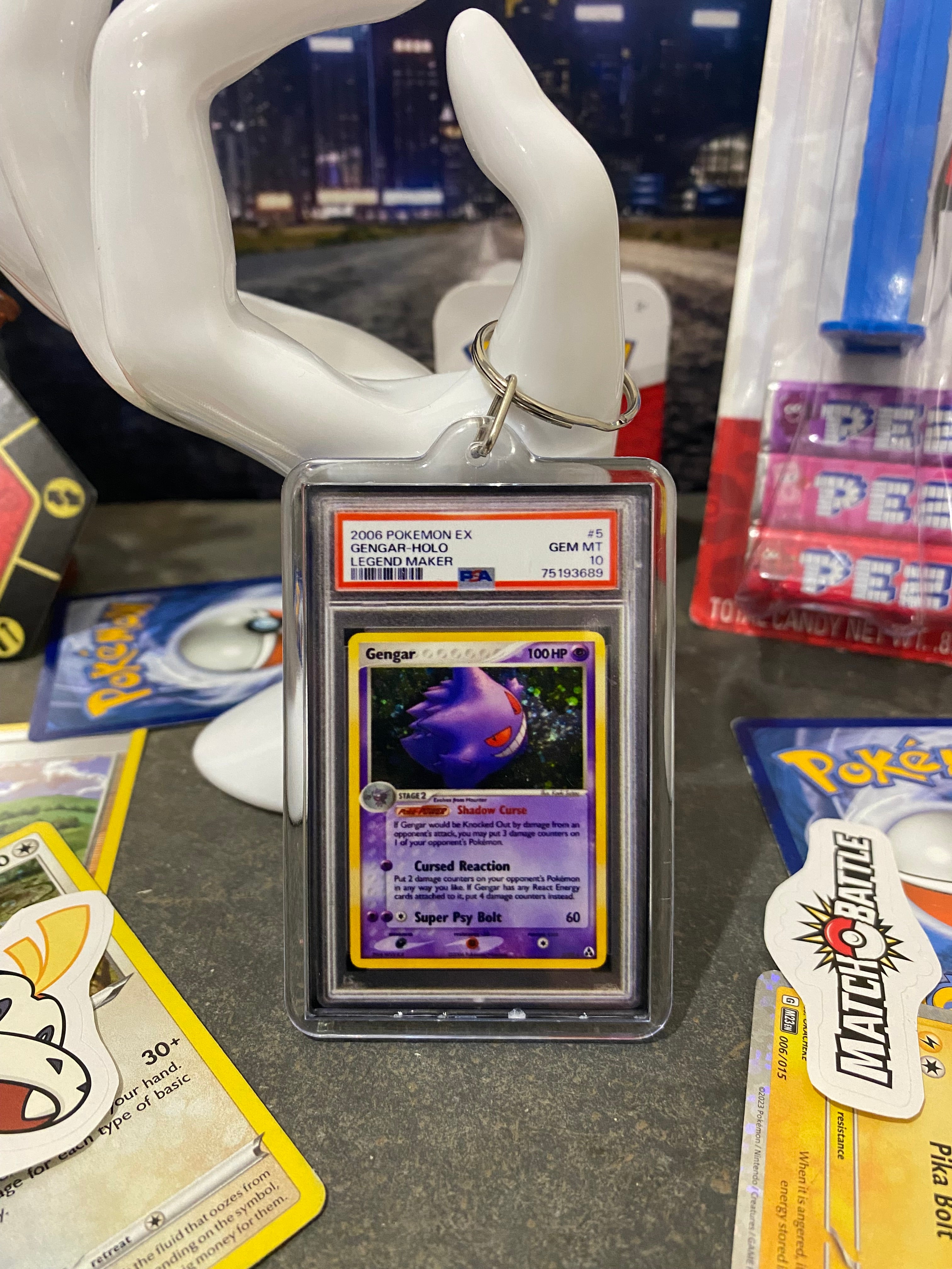 2006 Pokémon Gengar PSA Slab Keychain – The Velcro Viking