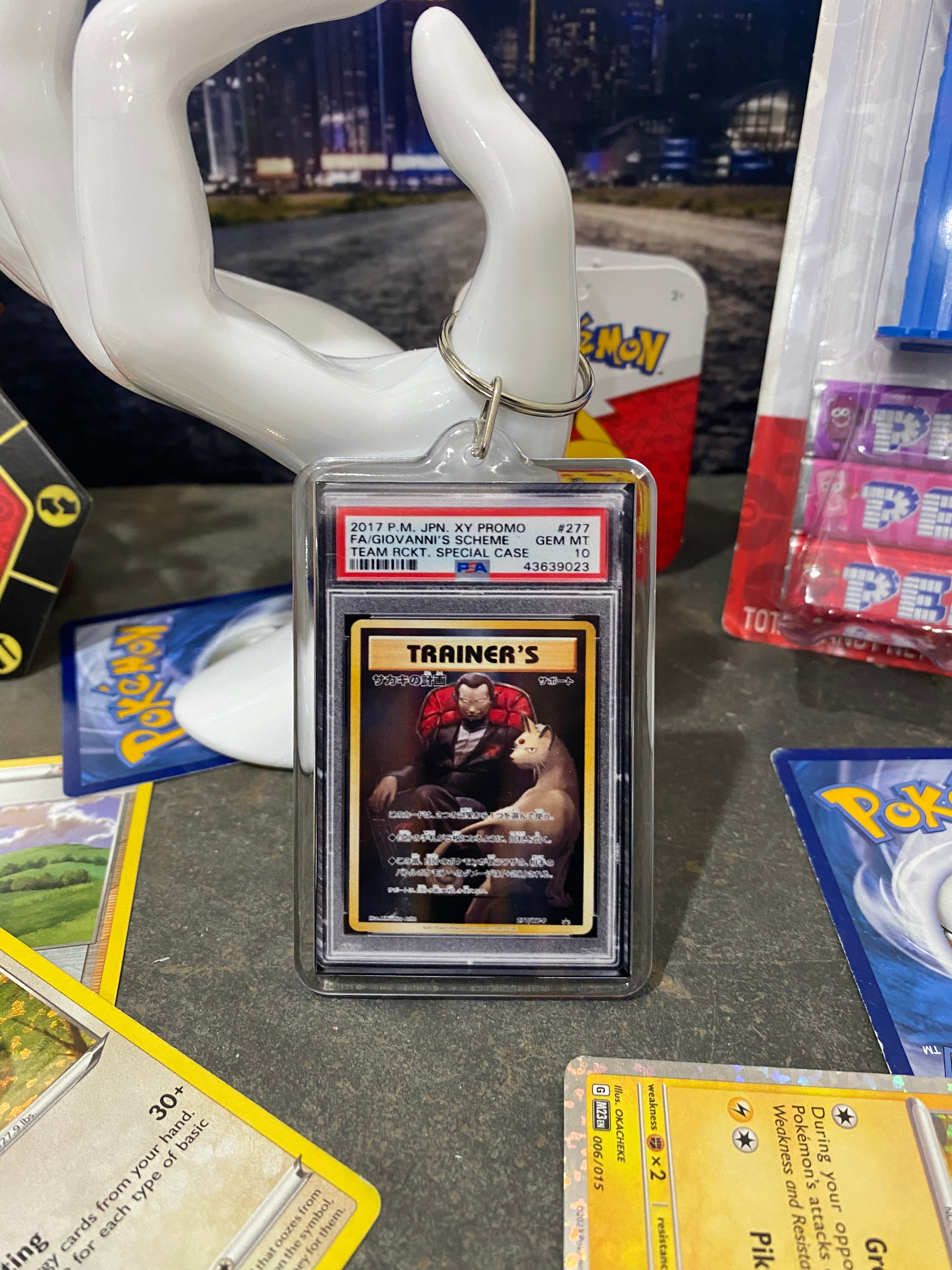2017 Giovanni’s Scheme Pokémon PSA Slab Keychain – The Velcro Viking